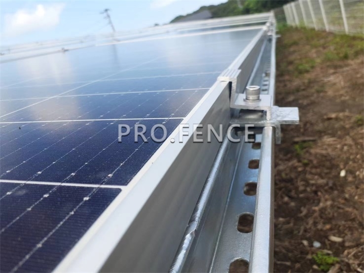 News - Latest achieved project used Steel PV ground mount