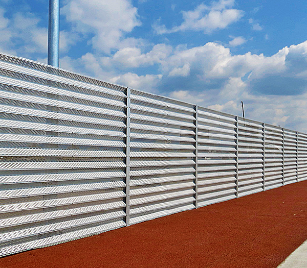 China Windbreak fence perforated metal panel for windproof, anti-dust ...