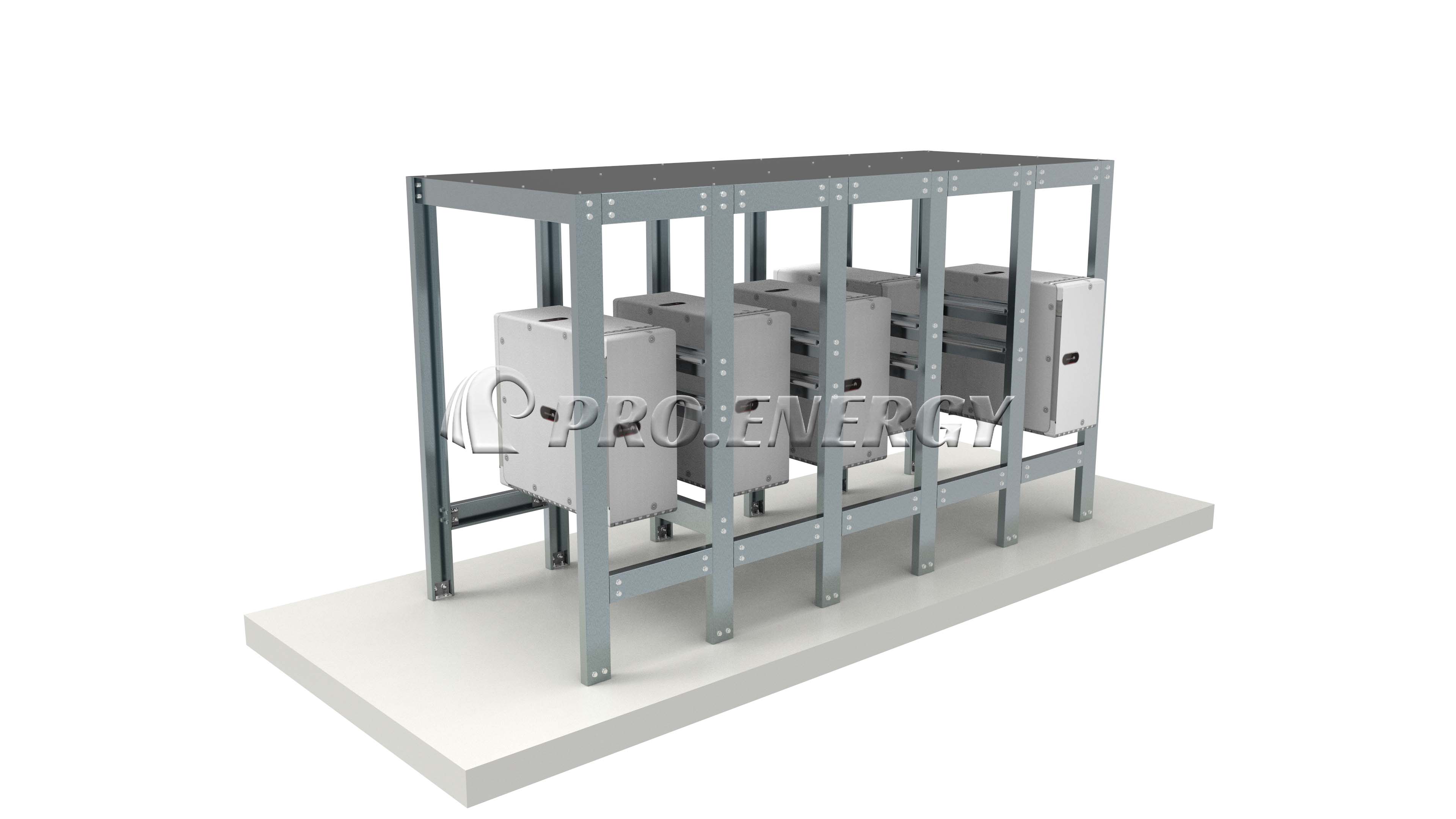 China Mounting rack designed for BESS containers Manufacturer and ...